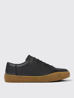 Camper Leather Lace-up Sneakers - Black