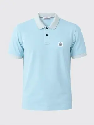 Stone Island Cotton Polo Shirt - Blue