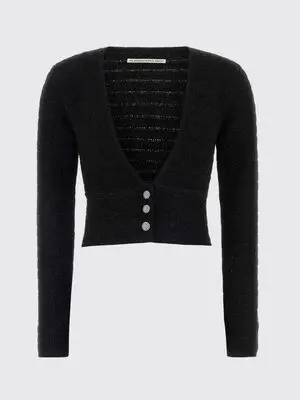 Alessandra Rich Virgin Wool Blend Crop Top