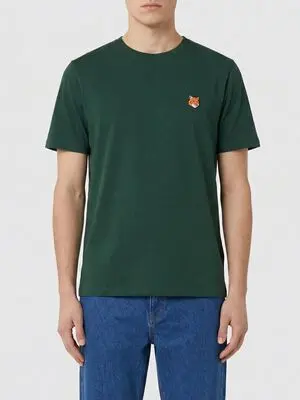 Maison Kitsuné Cotton T-shirt With Logo - Green
