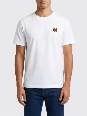 Maison Kitsuné Cotton T-shirt With Logo - White