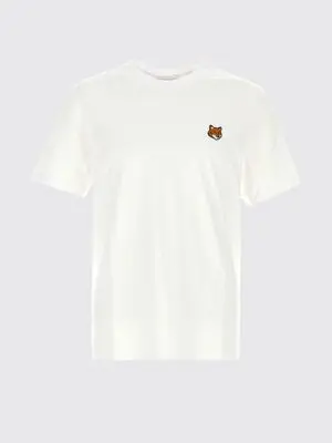 Maison Kitsuné Cotton T-shirt With Logo - White