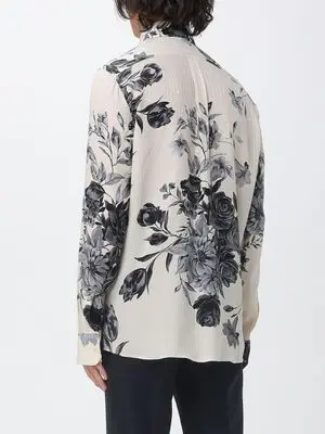 Dolce & Gabbana Floral Print Silk Shirt
