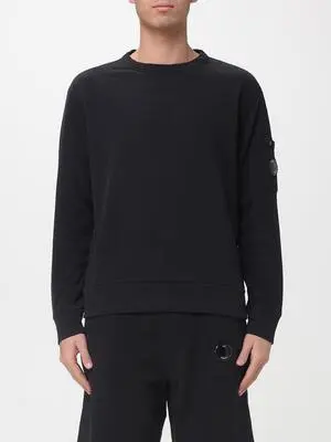 C.P. COMPANY Cotton Crew Neck Sweatshirt Black