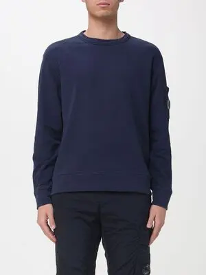 C.P. COMPANY Cotton Crew Neck Sweatshirt - Blue