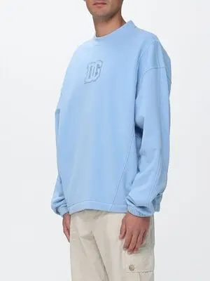 Dolce & Gabbana Cotton Sweatshirt With Dg Monogram Patch