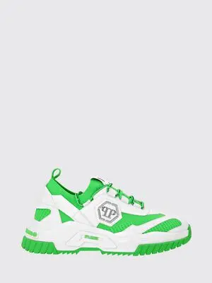 Philipp Plein Low-top Sneakers With Bi Monogram Pattern - White 1