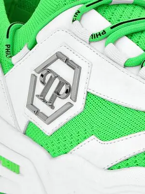 Philipp Plein Low-top Sneakers With Bi Monogram Pattern - White 1