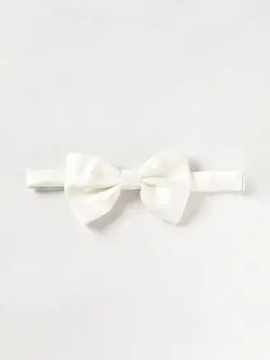 Tagliatore Silk Bow Tie - Ivory