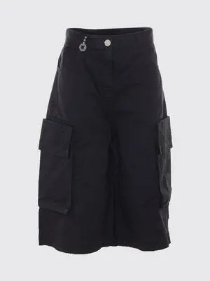 Pinko Cotton Gabardine Cargo Shorts - Black