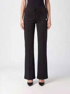 Philipp Plein Wide Leg Trousers - Black