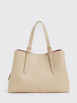 TWINSET Grained Synthetic Leather Bag - Sand