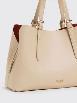 TWINSET Grained Synthetic Leather Bag