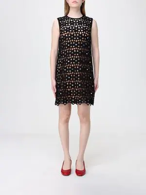 Michael Kors Crochet Mini Dress - Black