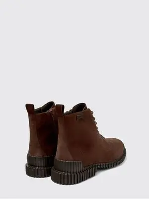 Camper Lace-up Suede Boots