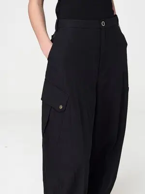 Pinko Cotton Cargo Trousers - Black