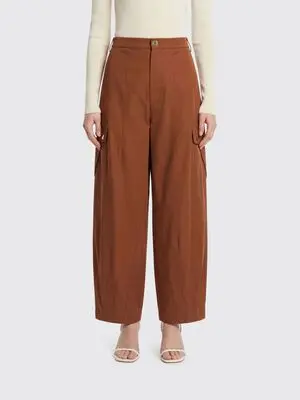 Pinko Cotton Cargo Trousers - Earth