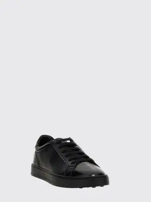 TOD'S Smooth Calfskin Low-top Sneakers With Gommini Heel Detail - Black