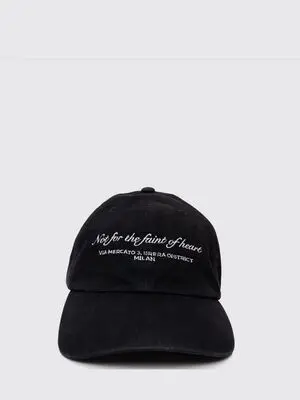 D1 MILANO Cotton Baseball Cap With Slogan