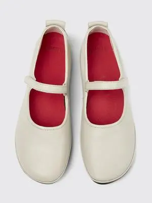 Camper Ballet Pumps With Strap Detail