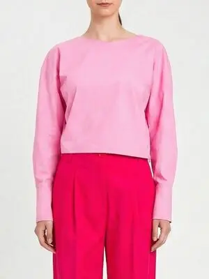 TWINSET Stretch Cotton Blouse - Pink