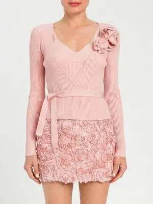 TWINSET Cotton Blend Co-ord Set - Pink