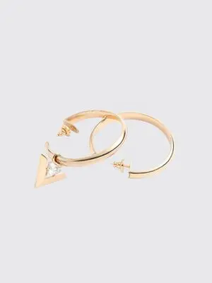 Valentino Garavani Hoop Earrings With Embellished Pendant