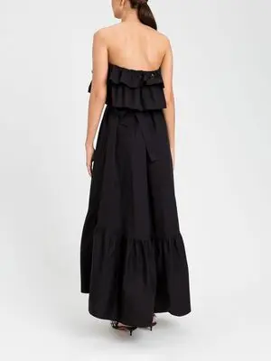 TWINSET Asymmetric Stretch Cotton Dress