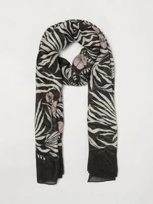 Liu Jo Viscose Blend Stole With Floral Motif