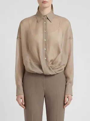 Brunello Cucinelli Shirt Colour - Brown