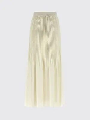 TWINSET Pleated Long Skirt In Crêpe