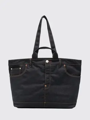 Kenzo Cotton Denim Tote Bag - Blue