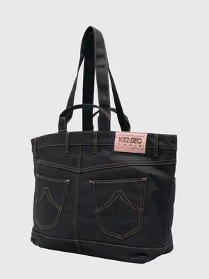 Kenzo Cotton Denim Tote Bag