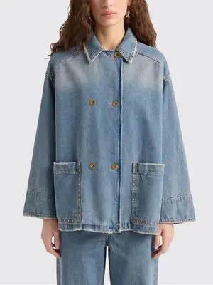 Momoni Denim Double Breasted Jacket
