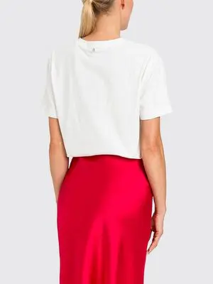 TWINSET Cotton T-shirt With Graphic Heart Print - White