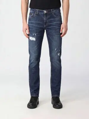 Philipp Plein Medium Wash Jeans For Men