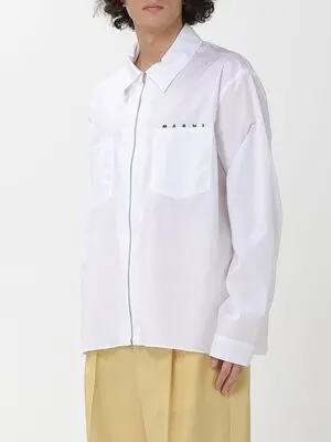 Marni Organic Cotton Shirt With Logo