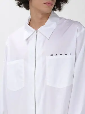Marni Organic Cotton Shirt With Logo