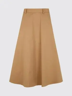 SEMICOUTURE Cotton Midi Skirt