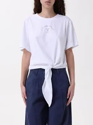 Emporio Armani T-shirt With Front Tie Detail