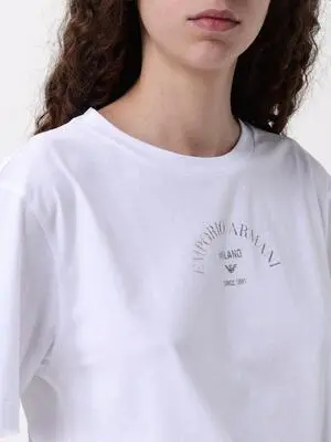 Emporio Armani T-shirt With Front Tie Detail