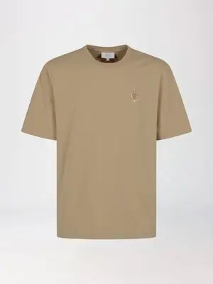 Maison Kitsuné Cotton T-shirt With Logo - Brown