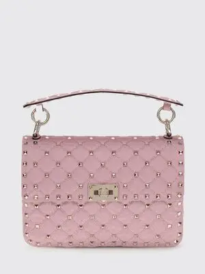 Valentino Garavani Rockstud Matelassé Nappa Leather Bag - Pink