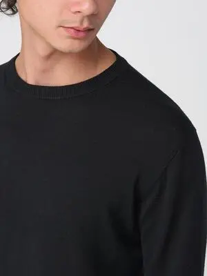 Add Crew Neck Fine Knit Pullover