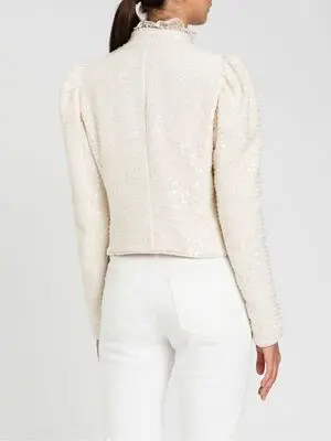 TWINSET Bouclé Jacket With Sequins