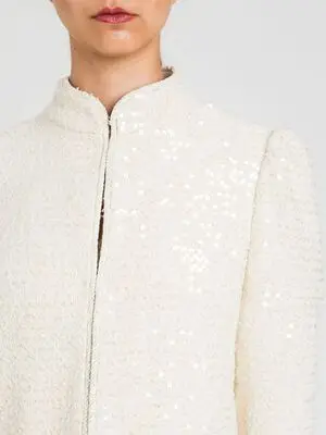 TWINSET Bouclé Sequin Jacket