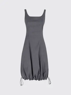 Coperni Viscose Mini Dress With Drawstring