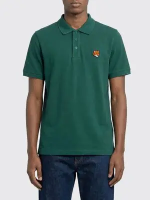 Maison Kitsuné Organic Cotton Polo Shirt - Green