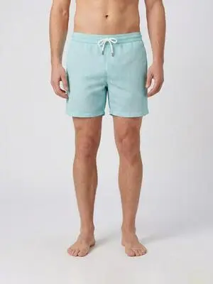 Polo Ralph Lauren Striped Cotton Blend Swimsuit - Green