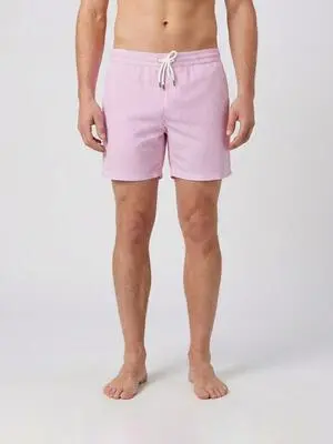 Polo Ralph Lauren Striped Cotton Blend Swimsuit - Pink